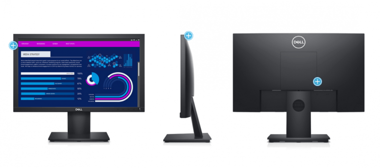 Dell 19 Inch HD LED Monitor, Black - E1920H