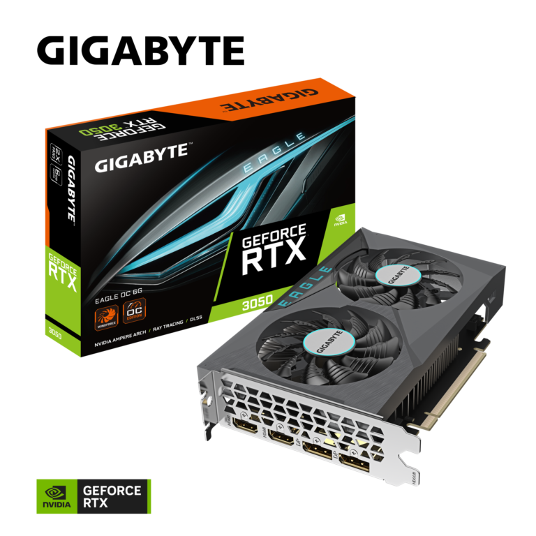GIGABYTE GeForce RTX 3050 Eagle OC 6G Graphics